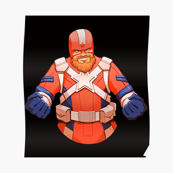 "Red Guardian" Poster by shopRedGuardian | Redbubble