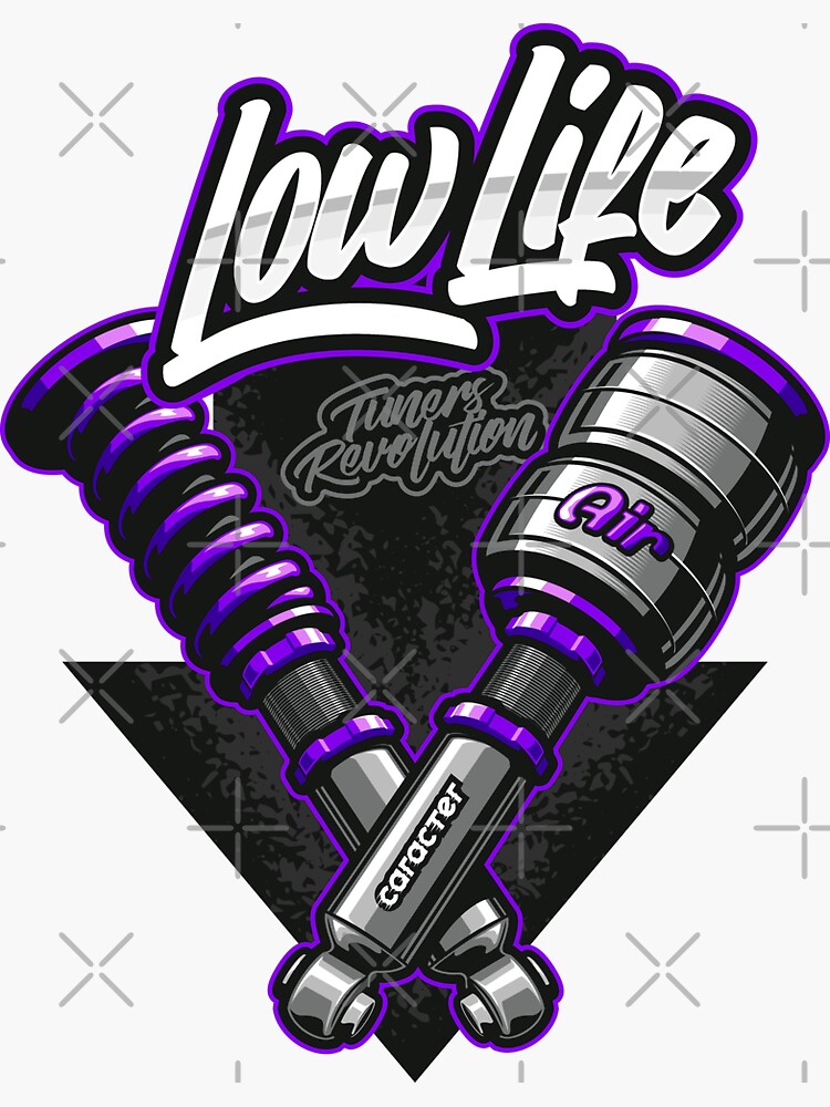 "LowLife" Sticker for Sale by GoinWide | Redbubble