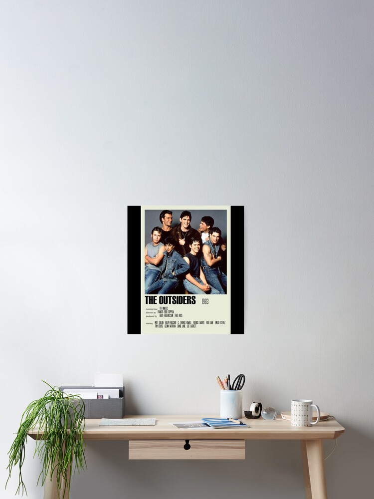 "Characters The outsiders poster" Poster for Sale by PullenAida | Redbubble