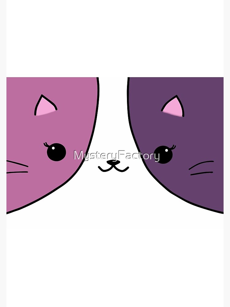 "Aphmau cat pink and purple" Spiral Notebook by MysteryFactory | Redbubble