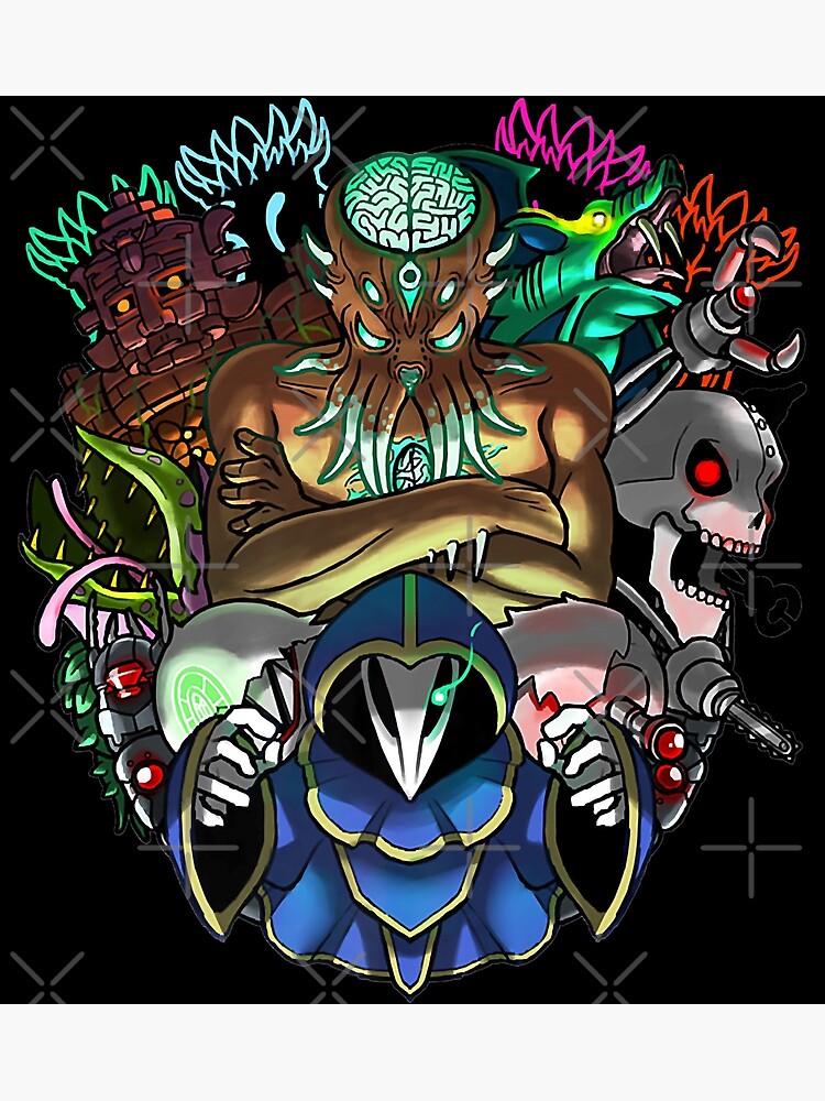 Gift For Men Terraria Game Boss Halloween Premium Matte Vertical Poster ...