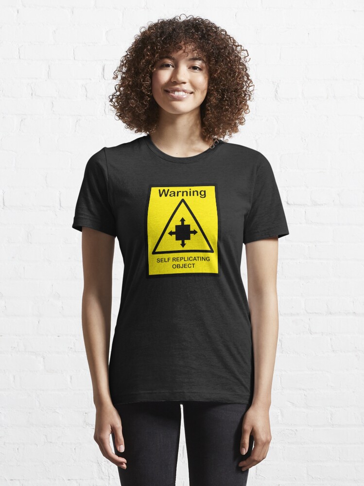 Scp Warning Self Replicating Object T Shirt By Xebec Redbubble