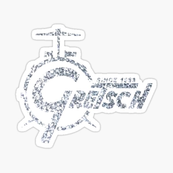 "Gretsch" Sticker for Sale by GRACEHOSKING | Redbubble