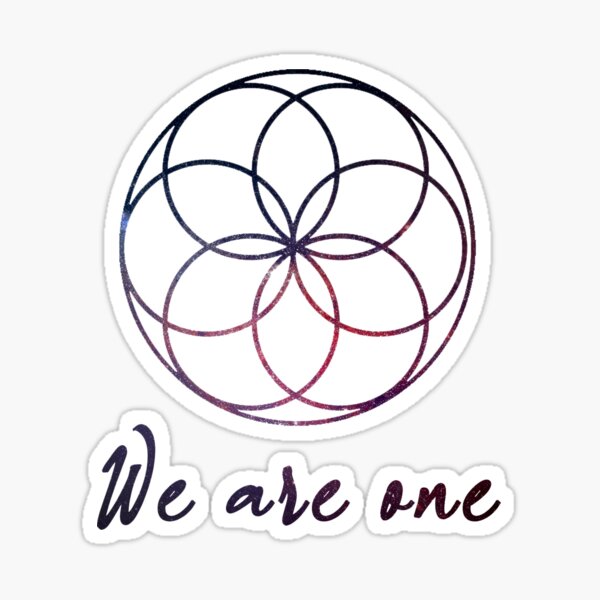 "The Seed of Life. We are one" Sticker by tives94 | Redbubble