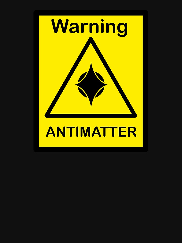 "SCP Warning - Antimatter" T-shirt by xebec | Redbubble
