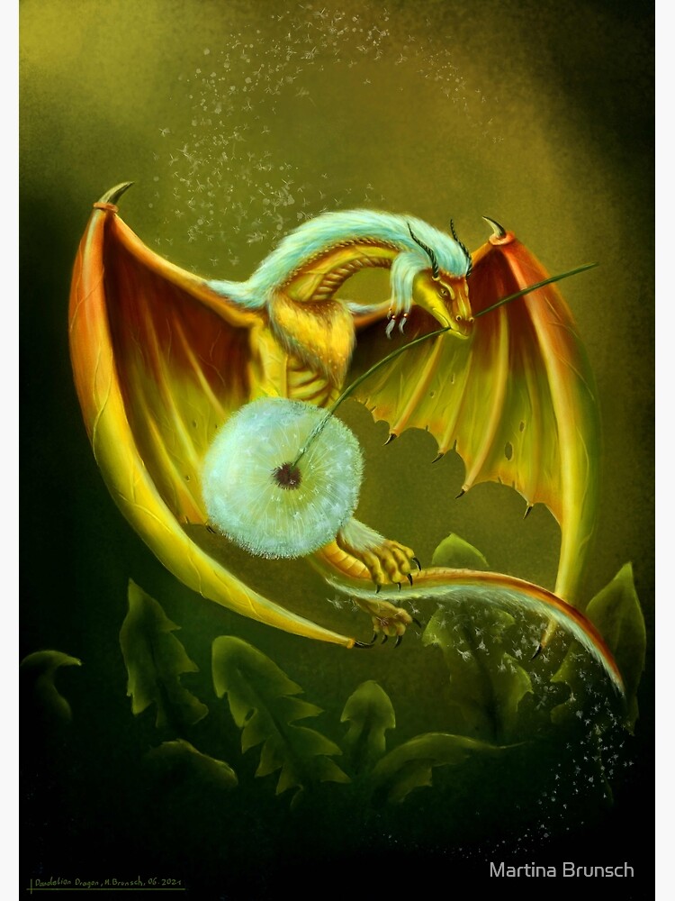 "Dandelion dragon" Poster for Sale by Shiangua | Redbubble