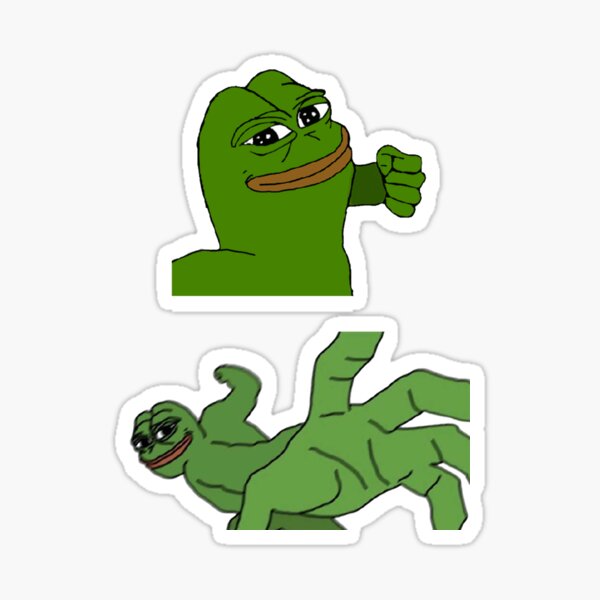 "Pepe the Frog Meme Sticker Pack" Sticker for Sale by aeeenry | Redbubble