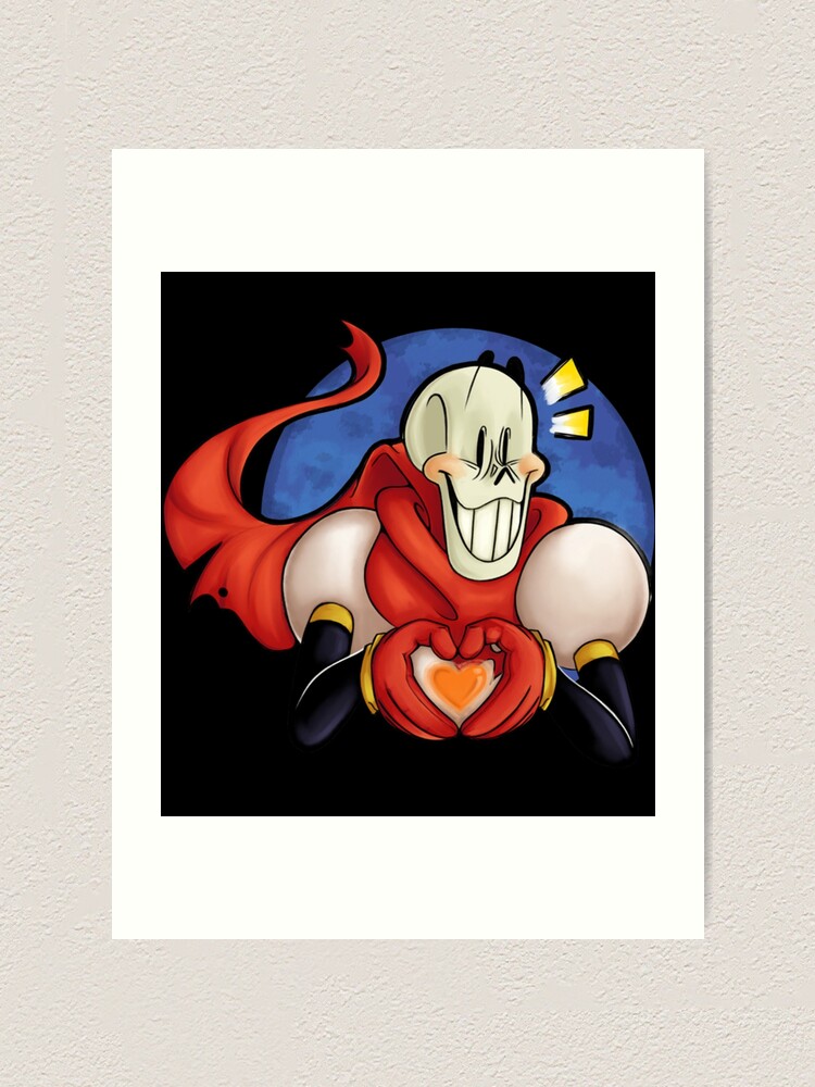 "Papyrus Spaghetti! Classic Undertale Game" Art Print for Sale by ...