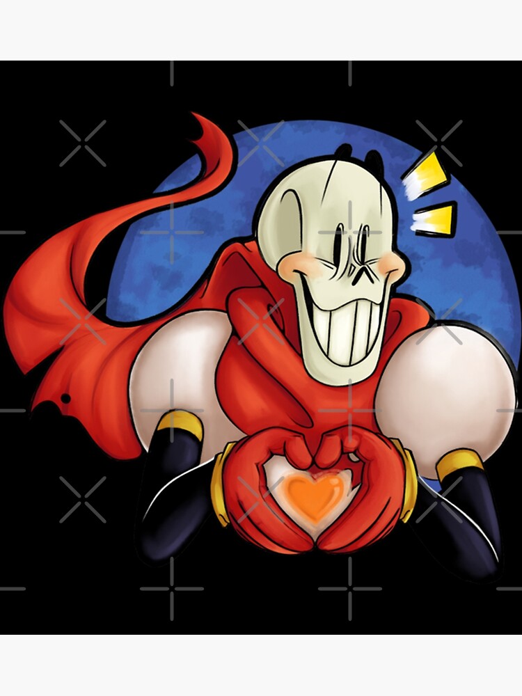 "Papyrus Spaghetti! Classic Undertale Game" Art Print for Sale by ...