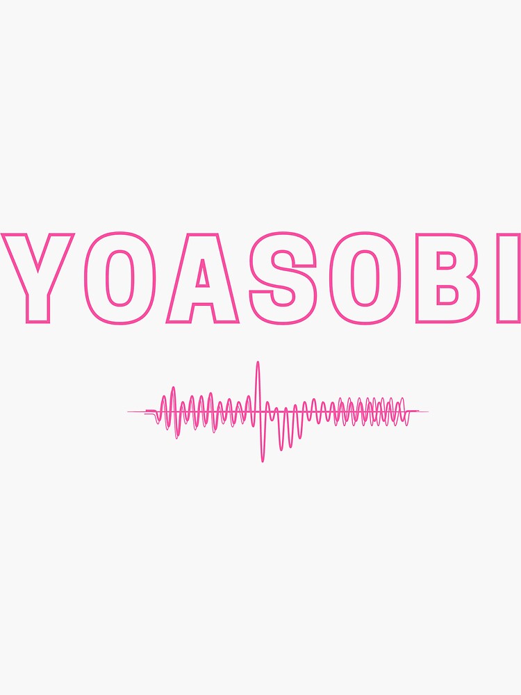 "Yoasobi" Sticker for Sale by DomZo | Redbubble