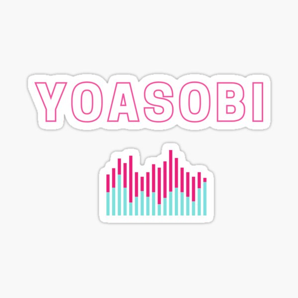 "Yoasobi" Sticker for Sale by DomZo | Redbubble