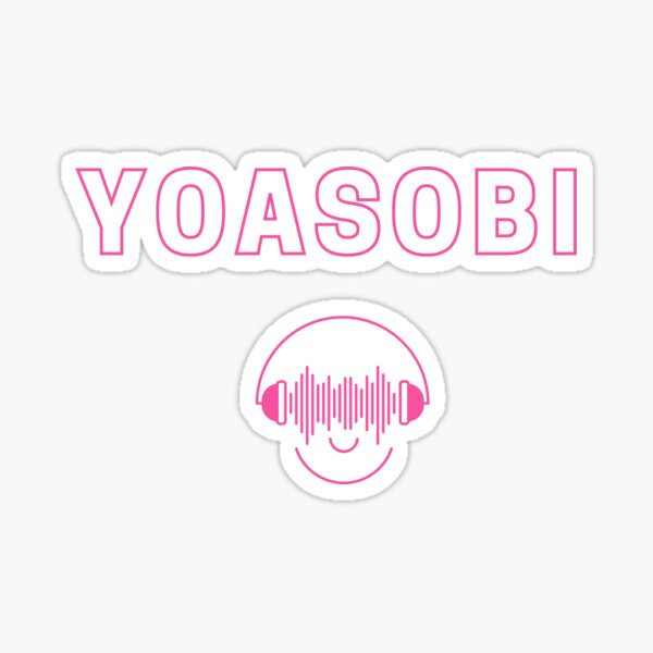 "Yoasobi" Sticker by DomZo | Redbubble