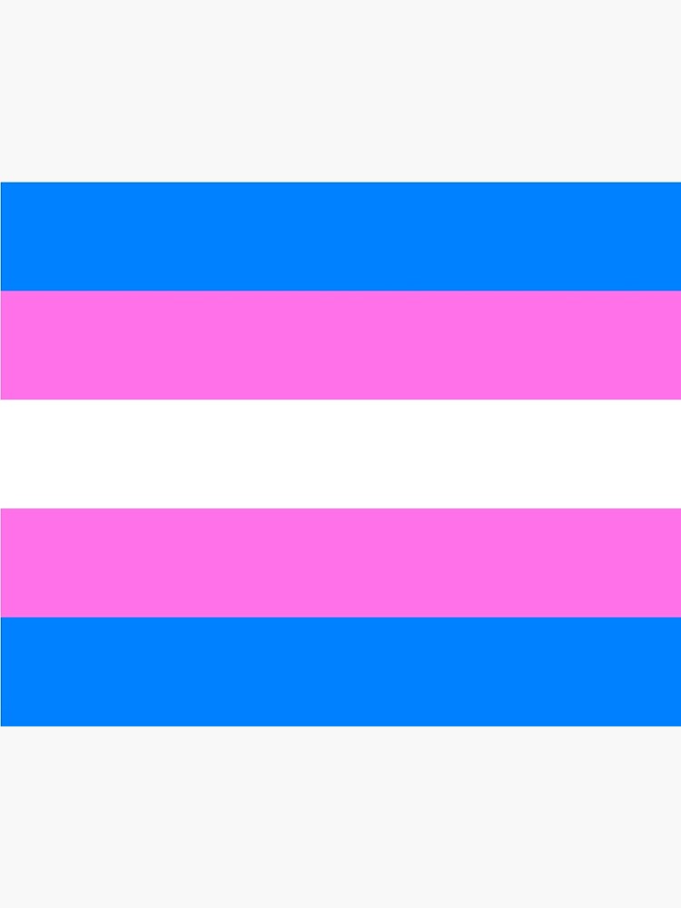 "Simple Trans Pride Flag" Art Print for Sale by JuliaDream | Redbubble