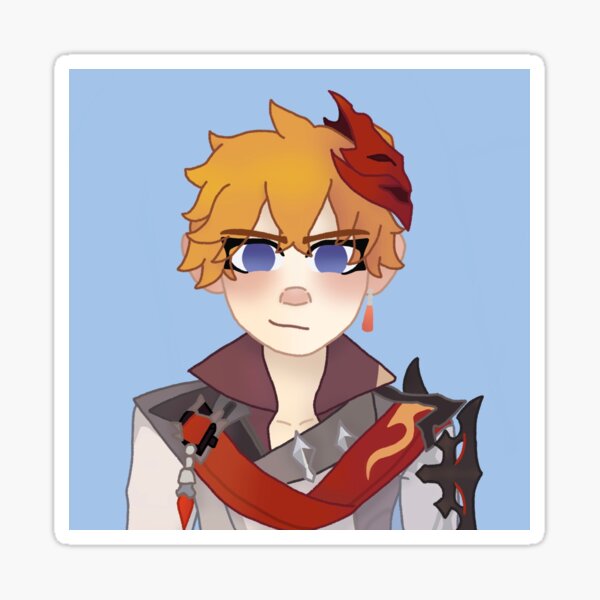 "Childe (light blue)" Sticker for Sale by captainegg | Redbubble