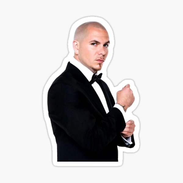 "mr worldwide" Sticker for Sale by jvsmin | Redbubble