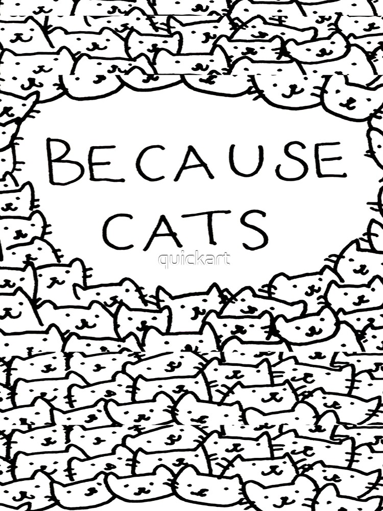 " paced cat" Sticker for Sale by quickart | Redbubble