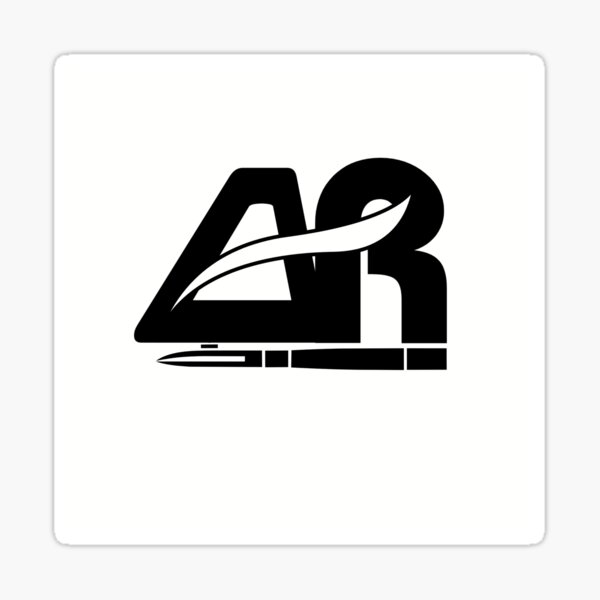 "AR logo" Sticker for Sale by ARofficial98 | Redbubble