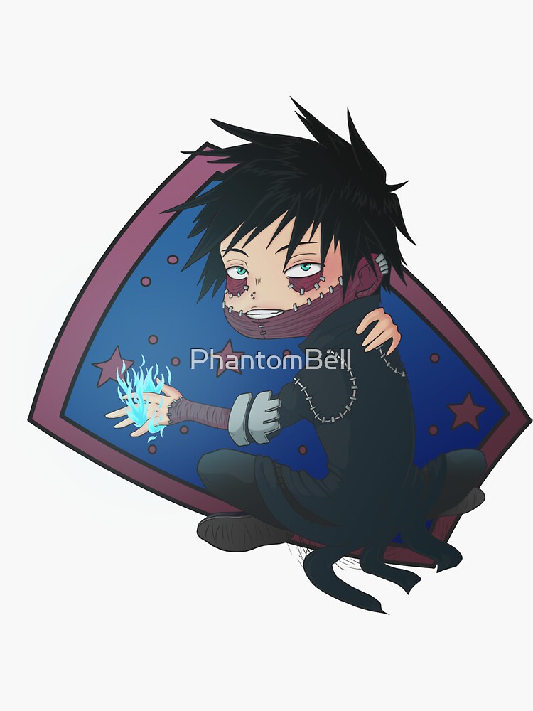 Pegatina «Hero Academia Dabi Toya Todoroki Chibi Fanart» de PhantomBell ...