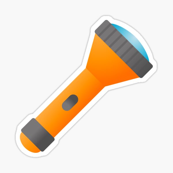 "Flashlight Electric Torch" Sticker for Sale by MKMemo1111 | Redbubble