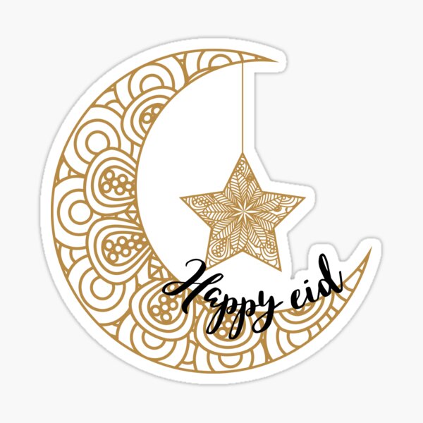 "HAPPY EID" Sticker for Sale by selfesteeem | Redbubble