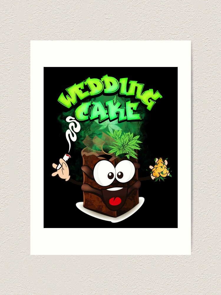 "Wedding Cake Marijuana Weed Strain Design Package" Art Print by hip ...