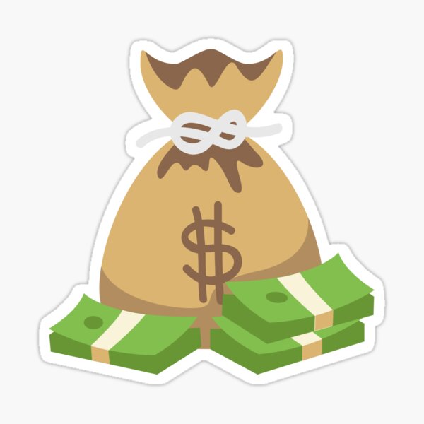 "Money Bag Rich Moneybags" Sticker for Sale by MKMemo1111 | Redbubble