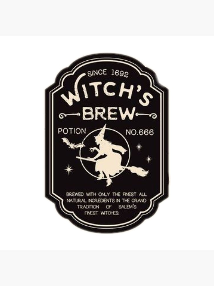 "Witches Brew Logo" Poster by Modern-Mutt | Redbubble