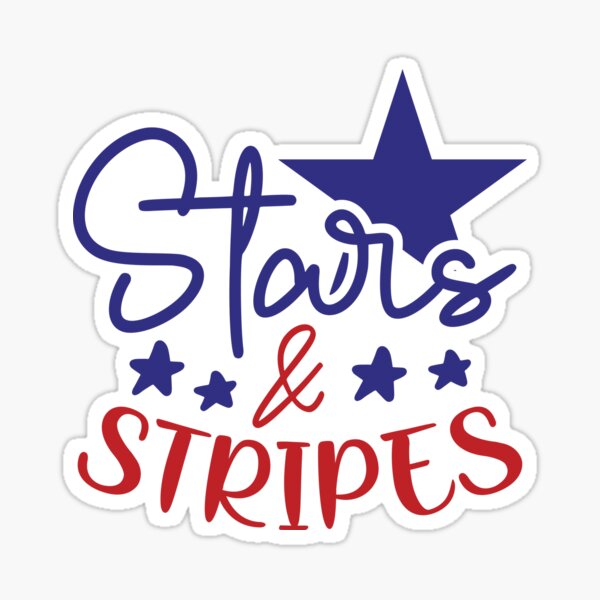 "Stars Stripes" Sticker for Sale by sriniboss758 | Redbubble