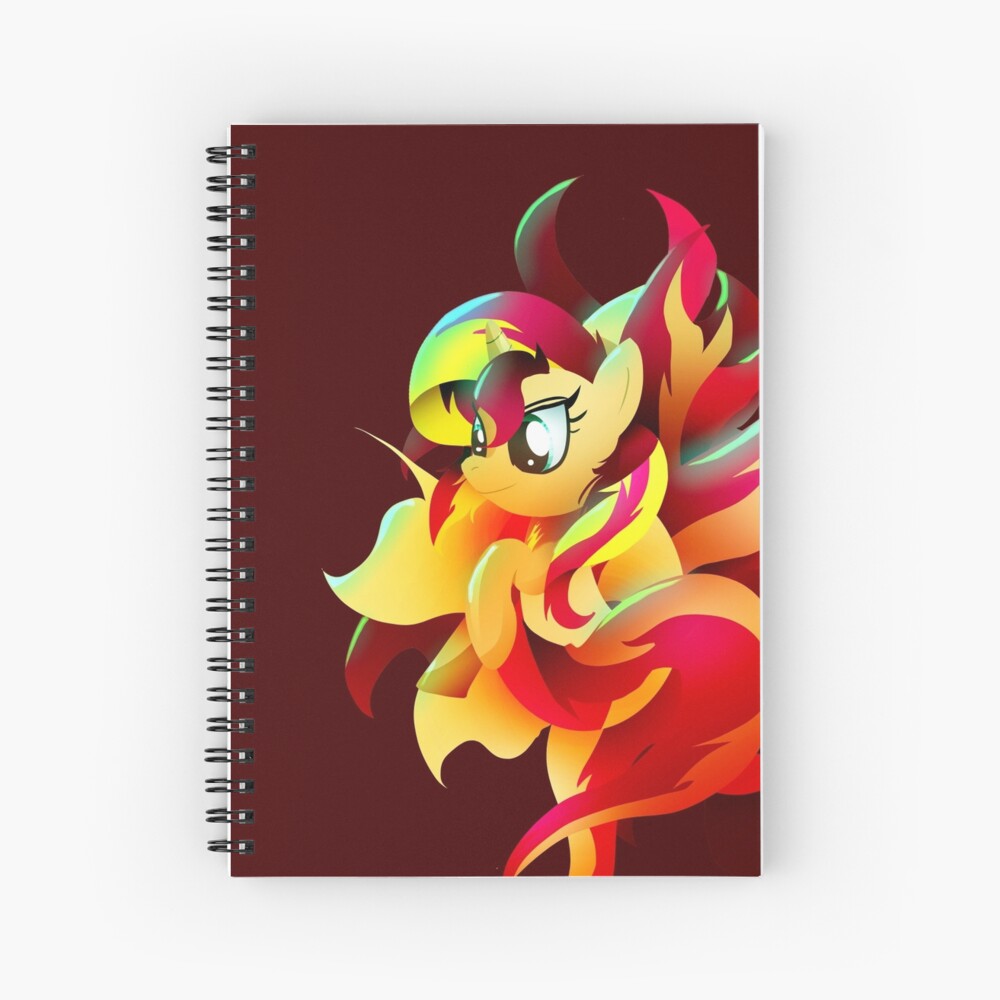 "Sunset Shimmer" Spiral Notebook by TornadoTwist | Redbubble