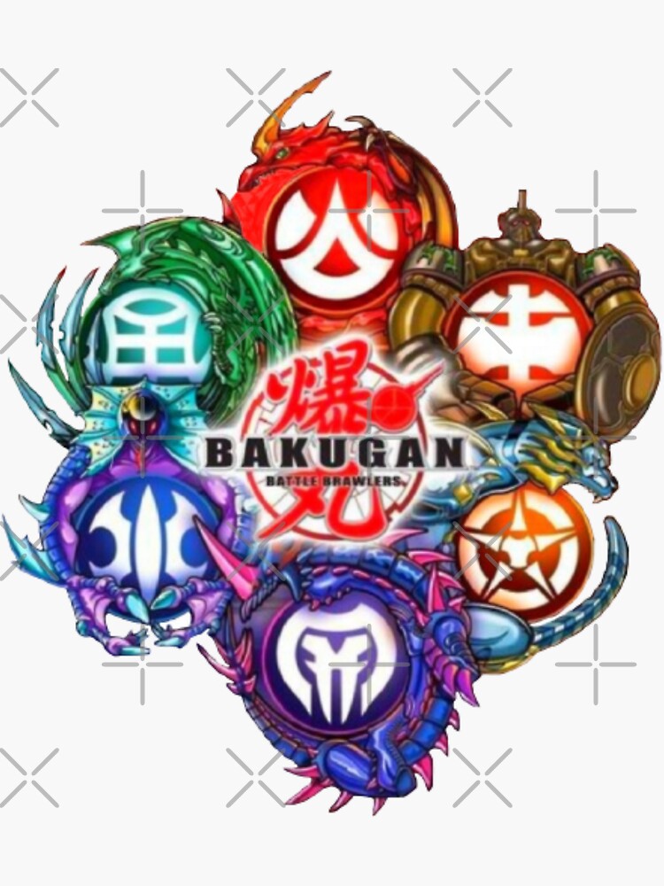 "Bakugan" Sticker for Sale by Creations7 | Redbubble