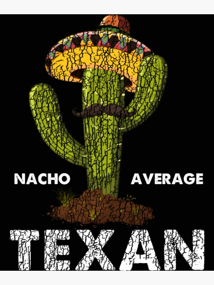 "Cactus Nacho Average Texan StickerVintage mexico cactus tshirt funny ...