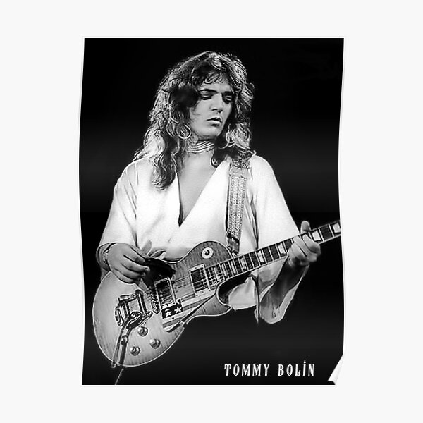 "Tommy Bolin " Poster for Sale by NinaJG007 | Redbubble