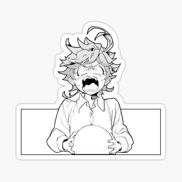 "PROMISED NEVERLAND - Emma" Sticker for Sale by MangaMansion | Redbubble