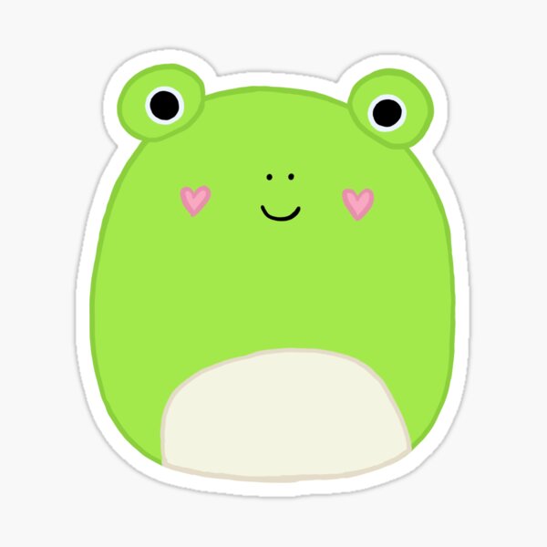 "Philippe the Frog Squishmallow" Sticker for Sale by kyoshisquish ...