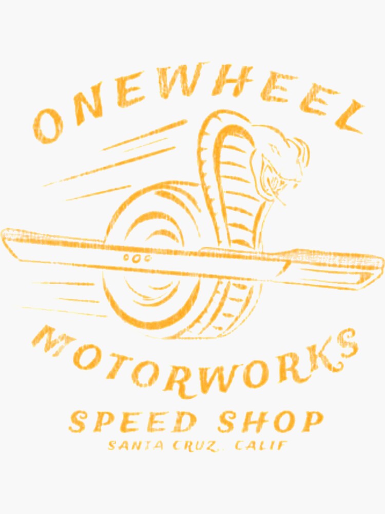 "OneWheel Motorworks Santa Cruz" Sticker for Sale by Irundell2020 ...
