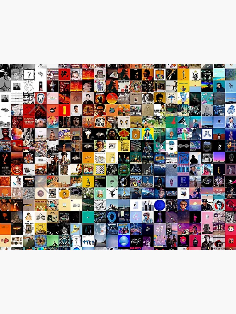 Rap Album Covers Collage
