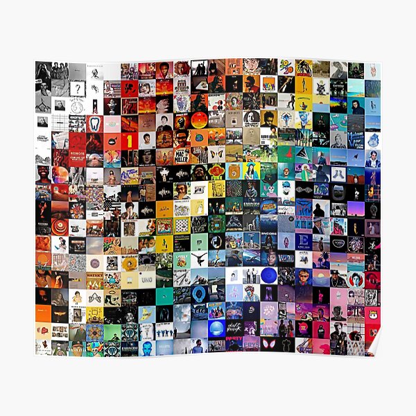 "Rainbow musical full album collage" Poster for Sale by cisbosku999 ...