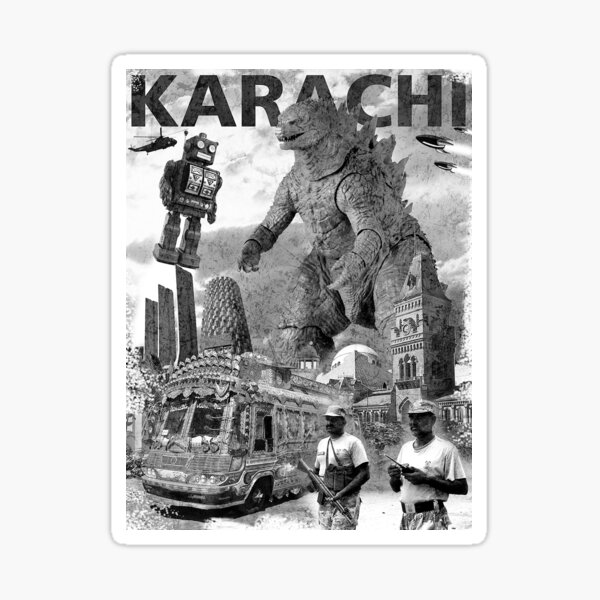 "KARACHI" Sticker for Sale by profuse | Redbubble