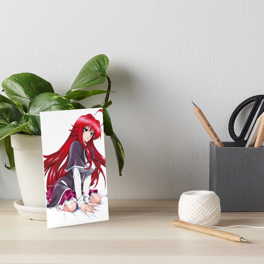 "Rias" Art Board Print by lazeesage-merch | Redbubble