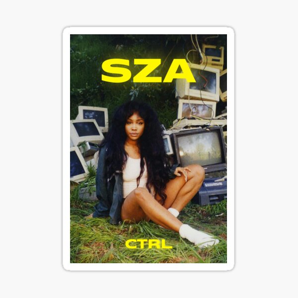"SZA - Ctrl" Sticker for Sale by goners | Redbubble