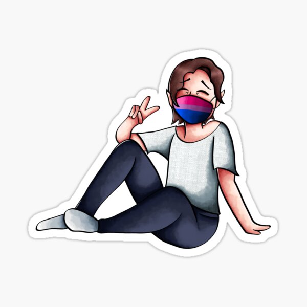 "Pride Theo" Sticker for Sale by DarkLeopardWolf | Redbubble