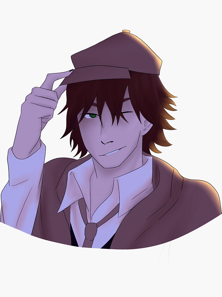 "Ranpo | Bungo Stray Dogs" Sticker by mleighk | Redbubble