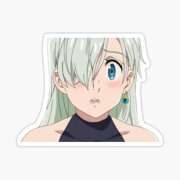 "Cute Princess Elizabeth (Blue BG)" Sticker for Sale by FilipeFerreira ...