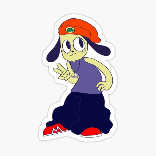 "Parappa the rapper" Sticker for Sale by RottenClown | Redbubble