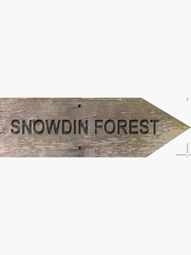 "Snowdin Forest Sign " Sticker for Sale by triplew427 | Redbubble