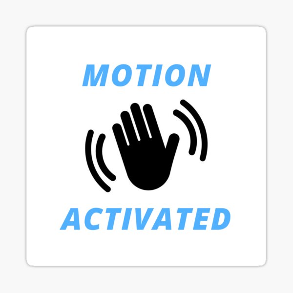"Motion Activated Prank Sticker" Sticker for Sale by dvkr | Redbubble