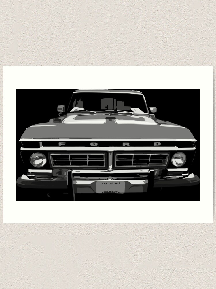 "1976 Ford F100 " Art Print for Sale by FromThe8Tees | Redbubble