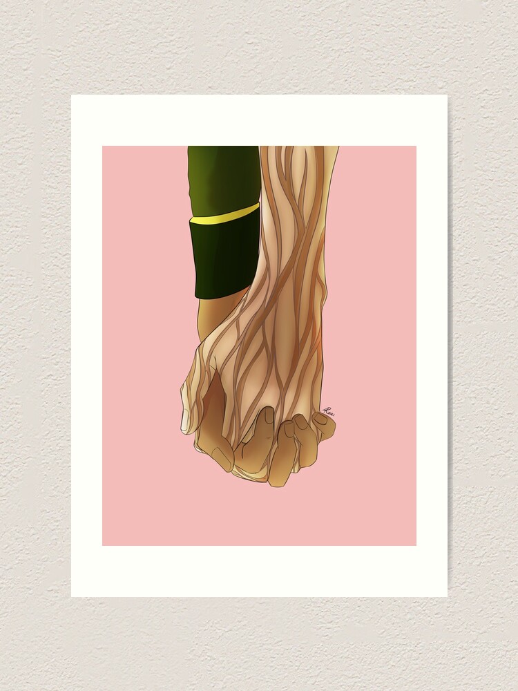 "Wuko | Wu & Mako Holding Hands | TLoK" Art Print for Sale by Art-by ...