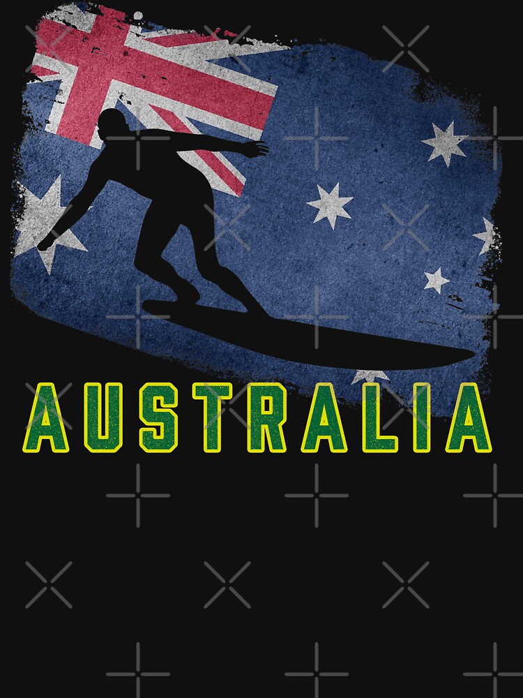 "Australia Flag Aussie Surfing Team Australian Surfer " T-shirt for ...