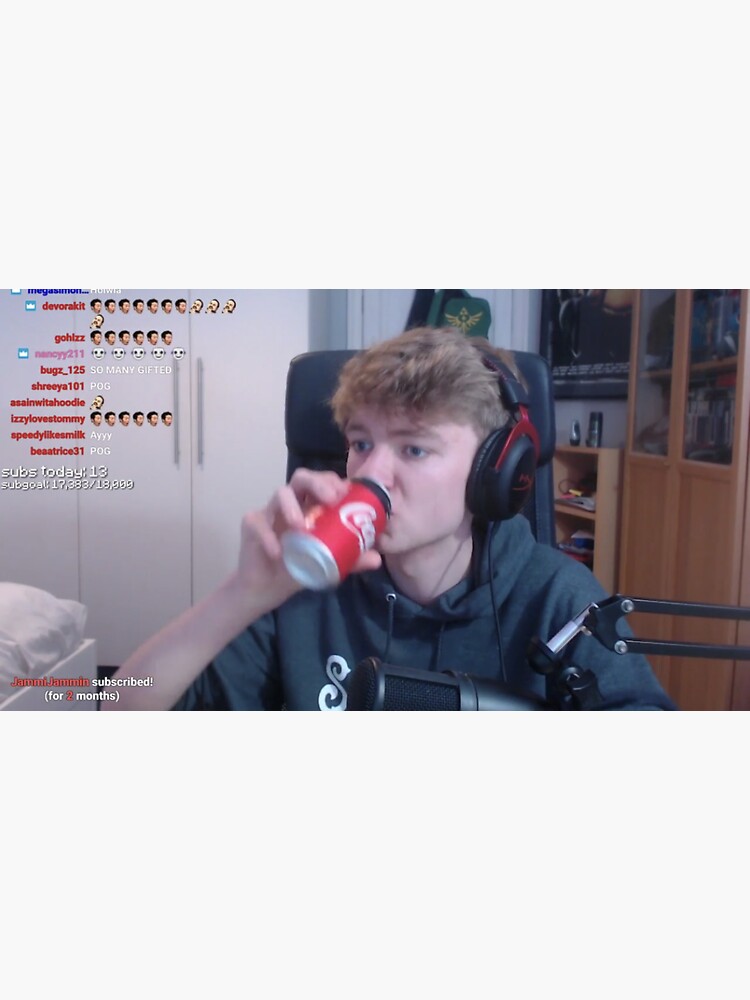 "tommy innit drinking" Sticker for Sale by emokpae | Redbubble